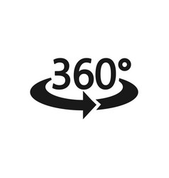 180 degrees graph linear concept icon Royalty Free Vector