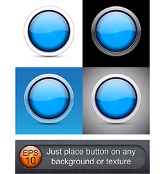 Blue buttons Royalty Free Vector Image - VectorStock