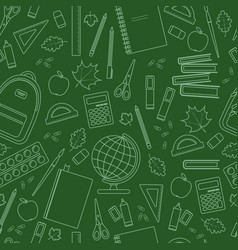 Seamless school background Royalty Free Vector Image