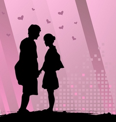 Couple under love tree Vector Image by jackrust - Image #351036 - VectorStock