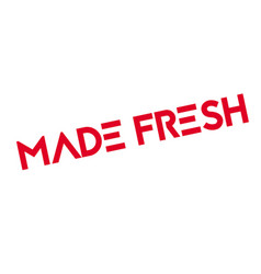 Hand drawn lettering fresh ink Royalty Free Vector Image