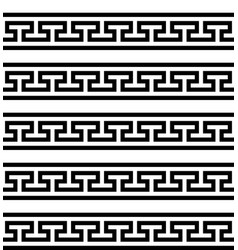 Greek key typical egyptian assyrian and Royalty Free Vector