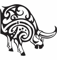 Bull design Royalty Free Vector Image - VectorStock
