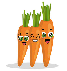 Vegetables big group cartoon Royalty Free Vector Image