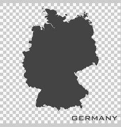 High quality map is a state germany Royalty Free Vector