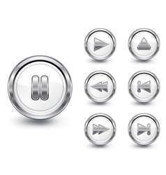 Glossy buttons mega set Royalty Free Vector Image