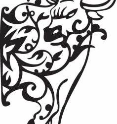 Bull design Royalty Free Vector Image - VectorStock