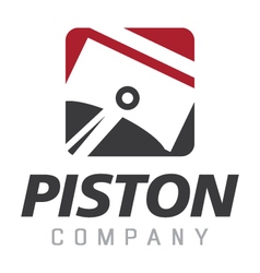 Crossed engine pistons icon Royalty Free Vector Image