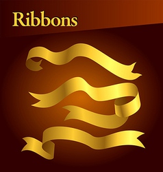 Nigeria ribbon flag template design Royalty Free Vector