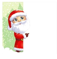 Santa claus on a white background Royalty Free Vector Image