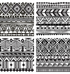 Tribal border design vector by AKV - Image #1168539 - VectorStock