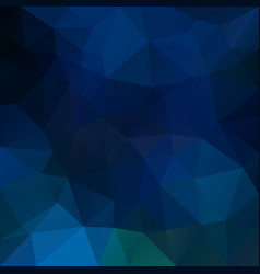 Blue green emerald polygon triangular pattern Vector Image