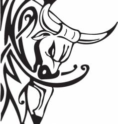 Bull design Royalty Free Vector Image - VectorStock