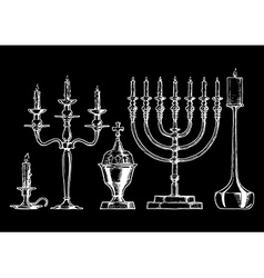 Candlestick Royalty Free Vector Image - VectorStock