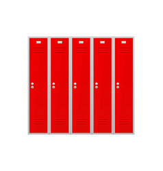 Lockers outline drawing Royalty Free Vector Image