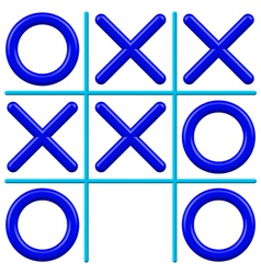 Seamless pattern with noughts and crosses Vector Image