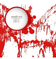 Blood splat Royalty Free Vector Image - VectorStock