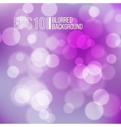 Lights orange and pink background with bokeh Vector Image