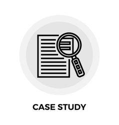 Case study icon images Royalty Free Vector Image