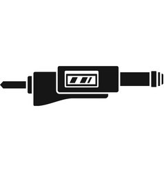 Vernier micrometer icon simple precision Vector Image