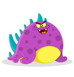 Happy monster cartoon character Royalty Free Vector Image