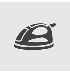 Electric steam iron icon Royalty Free Vector Image