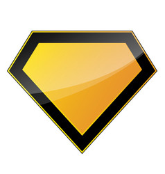 Super hero shield pop art Royalty Free Vector Image