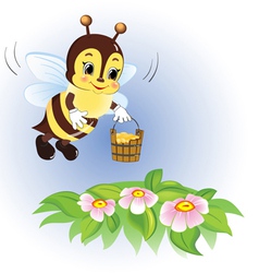 A cute queen bee Royalty Free Vector Image - VectorStock