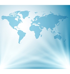 Immigration people walk under world map background