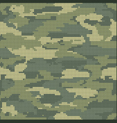 Octagon camouflage seamless pattern white gray Vector Image