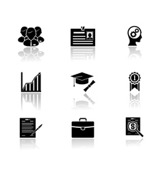 Book icons set Royalty Free Vector Image - VectorStock