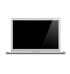 Laptop isolated on white background Royalty Free Vector