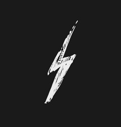 Zeus lightning insignia Royalty Free Vector Image