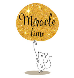 Cartoon mouse with bowtie Royalty Free Vector Image