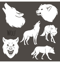 Wolf tattoo design vector by VectoryOne - Image #2154986 - VectorStock
