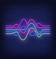 Mute neon sign Royalty Free Vector Image - VectorStock
