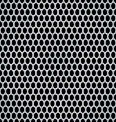 Perforated metal background Royalty Free Vector Image