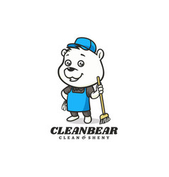 Retro sexy pinup housemaid cleaning emblem logo Vector Image