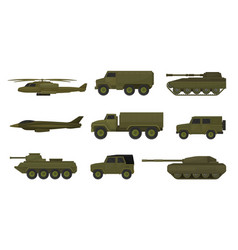 Paper model of a military truck Royalty Free Vector Image