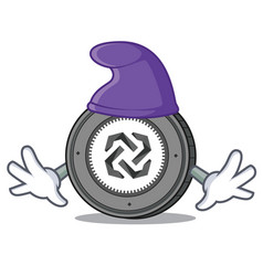 Elf veritaseum coin character cartoon Royalty Free Vector