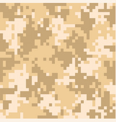 Camouflage military pixel Royalty Free Vector Image