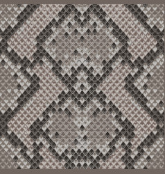 Snake skin colorful animal blue seamless pattern Vector Image