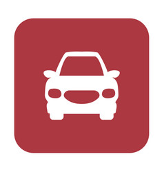 Gray glossy button blank icon square empty shape Vector Image