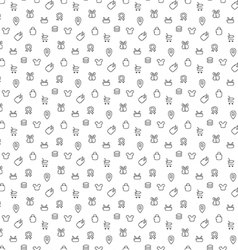 Hand drawn sale shopping seamless pattern Vector Image