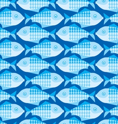 Fish pattern Royalty Free Vector Image - VectorStock