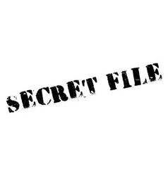 Secret file rubber stamp Royalty Free Vector Image