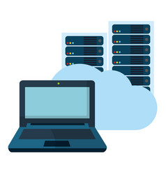 Online education cartoon Royalty Free Vector Image