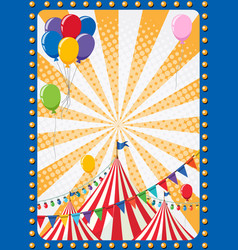 Circus frame Royalty Free Vector Image - VectorStock