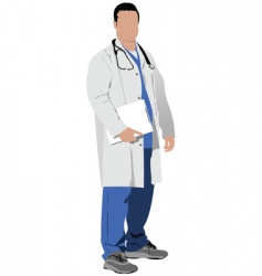 Doctor set Royalty Free Vector Image - VectorStock