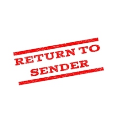 Returned rubber stamp Royalty Free Vector Image